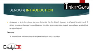 Basic Sensors | PPTX | Consumer Electronics | Technology & Computing
