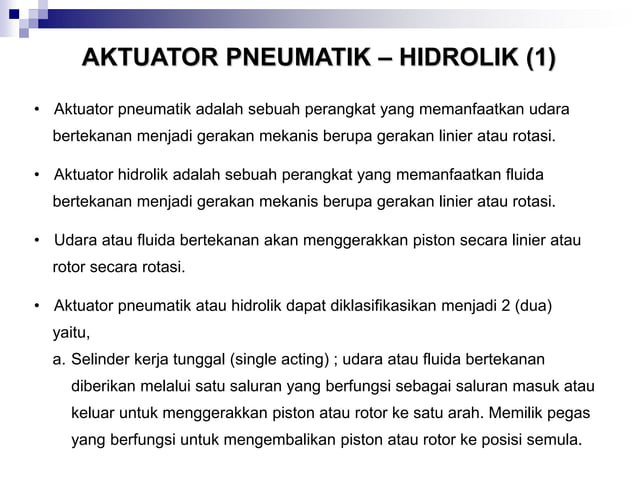 Sensor dan aktuator | PDF