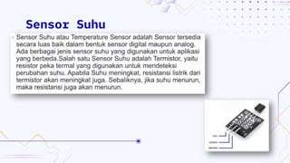 MATERI SENSOR DAN AKTUATOR PADA MICROCONTROLLER | PDF