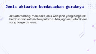 MATERI SENSOR DAN AKTUATOR PADA MICROCONTROLLER | PDF