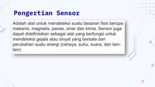MATERI SENSOR DAN AKTUATOR PADA MICROCONTROLLER | PDF