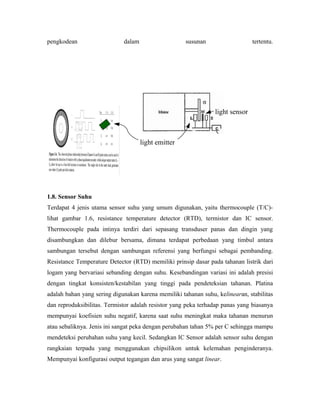 Sensor dan transduser | PDF
