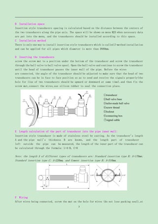 Sensor data of ultrasonic flow meter | PDF