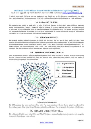 Sensor Deployment Algorithm for Hole Detection and Healing By Using Local Healing | PDF
