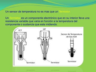 Sensor de Temperatura Automotriz y Vehicularte | PPT