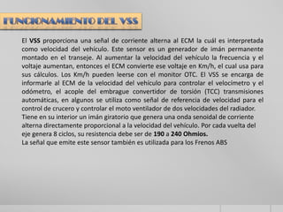 Sensor de velocidad vss | PPTX