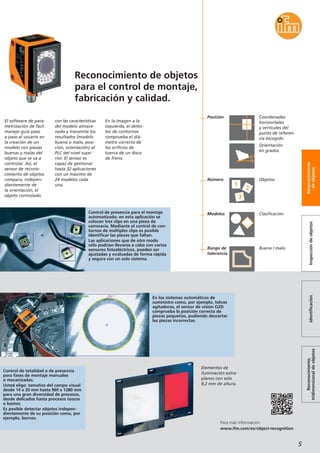 Sensores de vision para la deteccion y avaluacion de objetos escenas ...