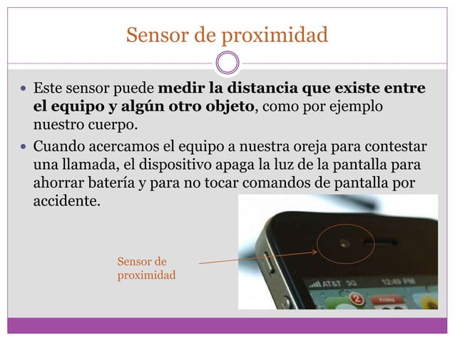Sensores en celulares | PPSX