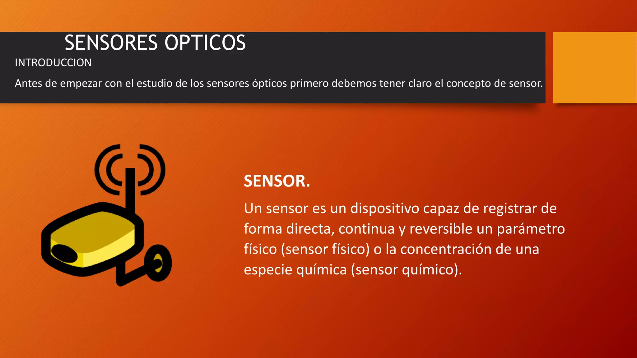 Sensores opticos -MECATRONICA | PPTX