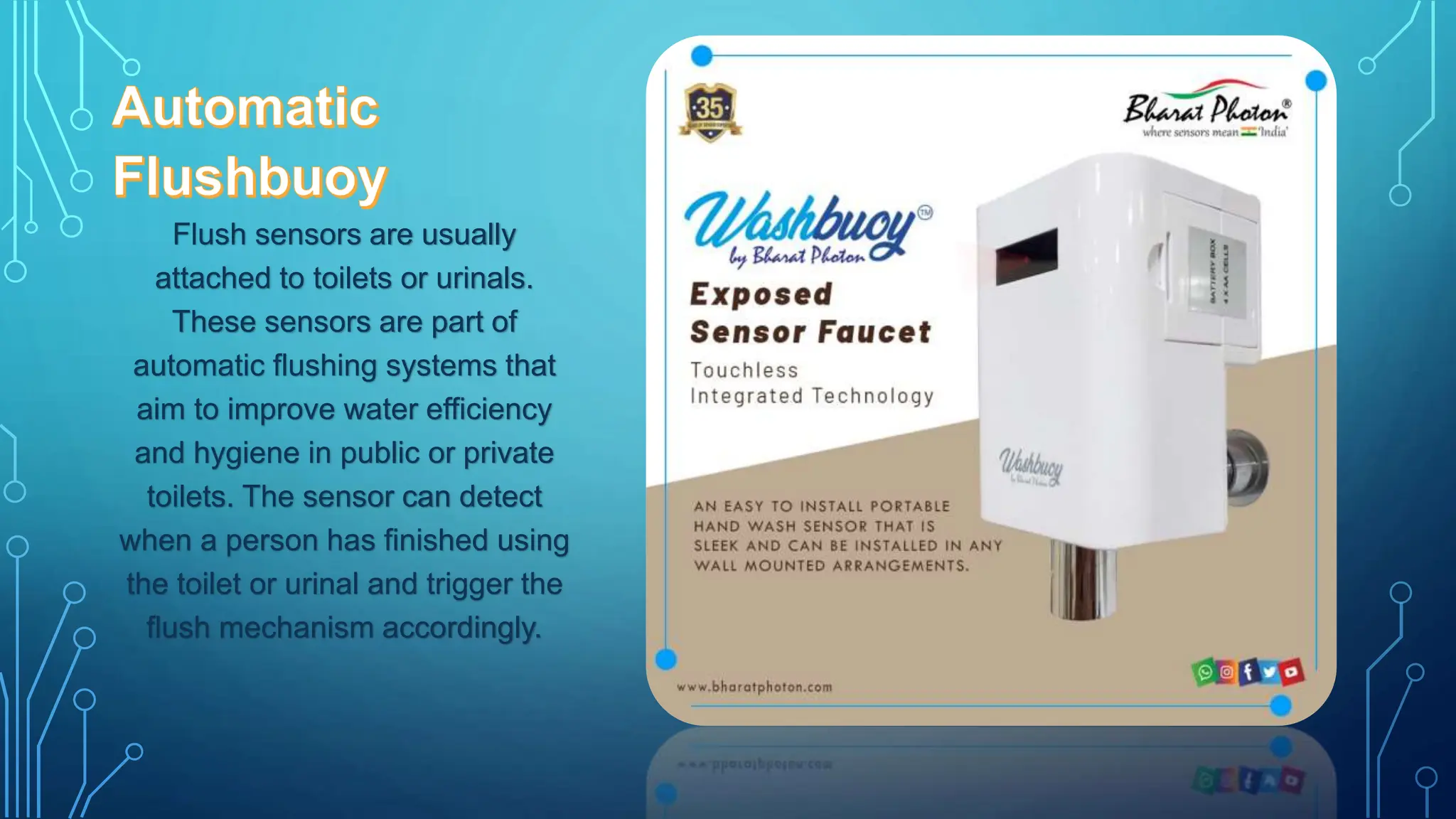 Automatic Sensor Faucet for Washroom Hygiene | PPTX