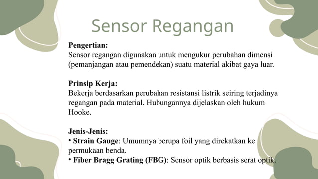 Sensor Gaya, Regangan dan tegangan Untuk mahasiswa.pptx