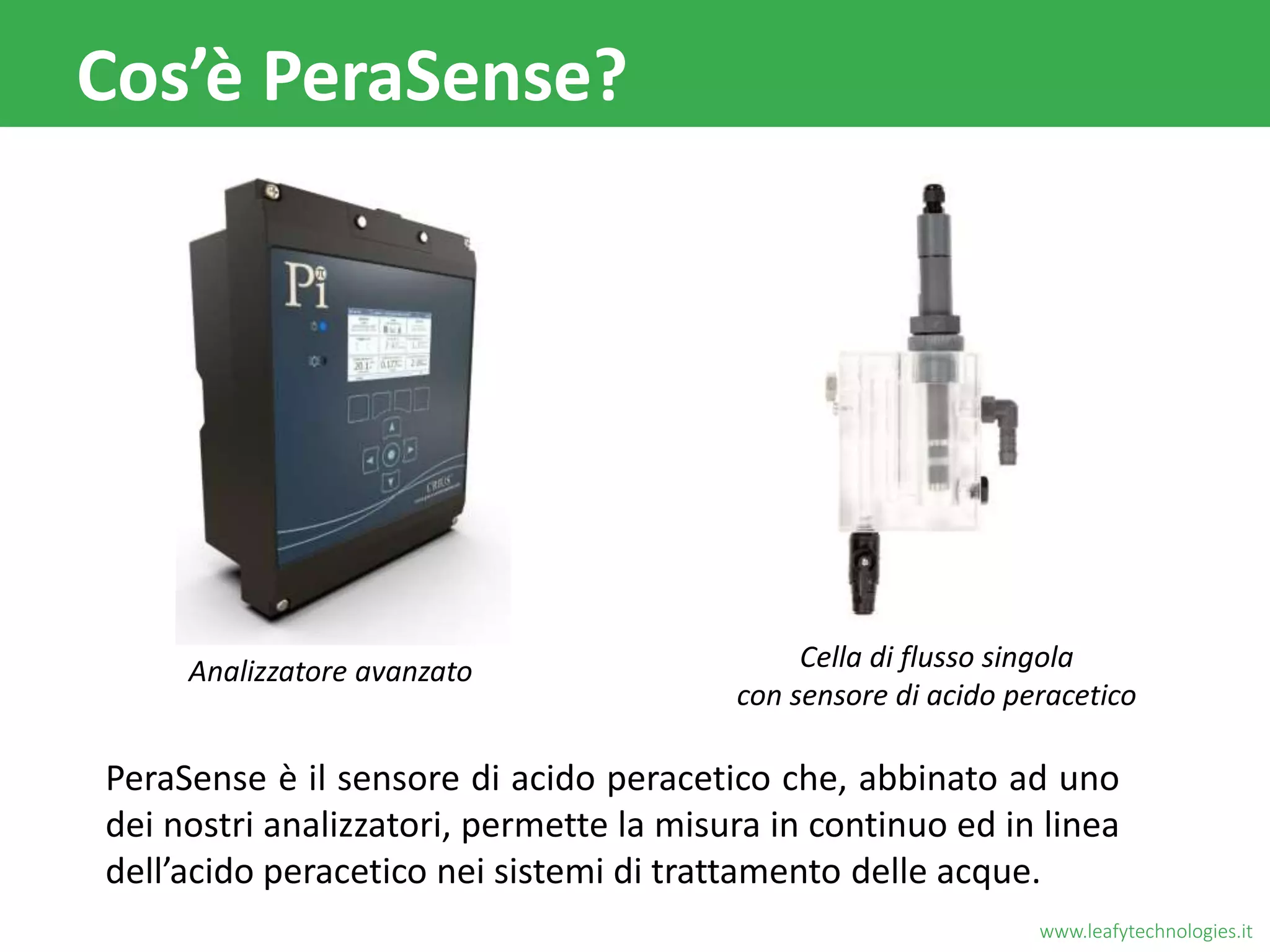 Sensore di acido peracetico | PPT
