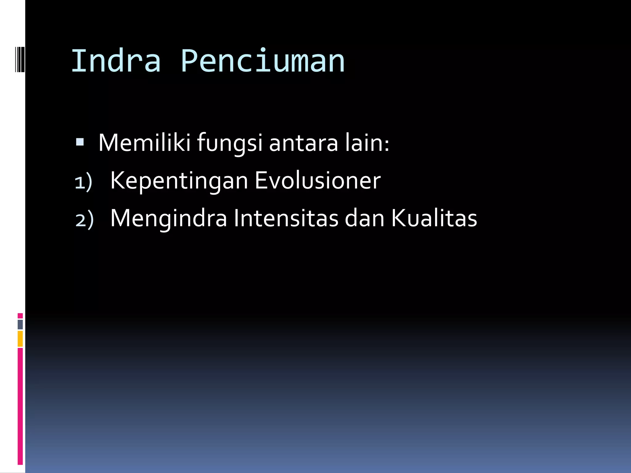 Sensorik dan proses persepsi | PPSX