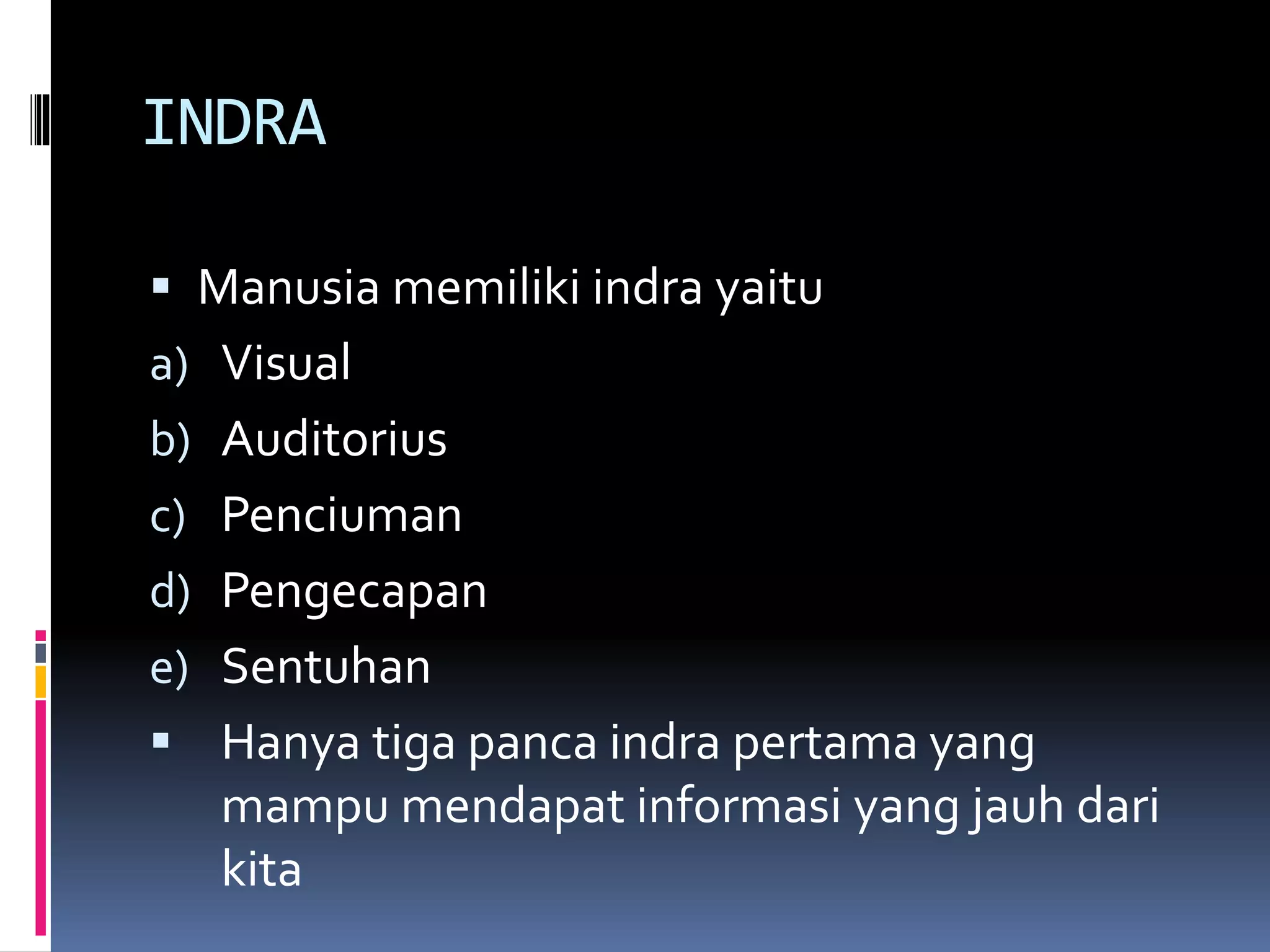 Sensorik dan proses persepsi | PPSX