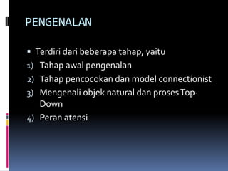 Sensorik dan proses persepsi | PPSX