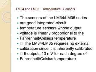 Sensor interfacing in 8051 | PPTX