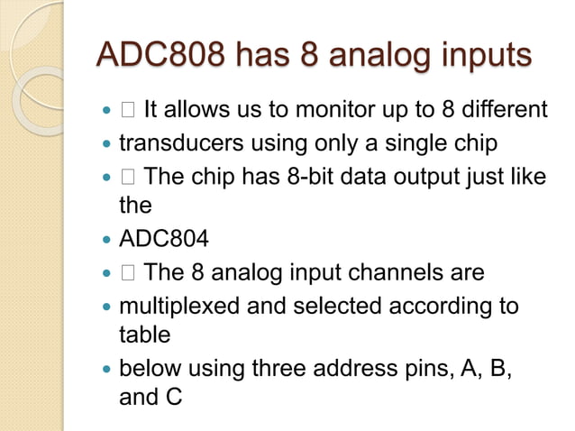 Sensor interfacing in 8051 | PPTX