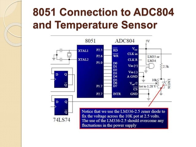 Sensor interfacing in 8051 | PPTX