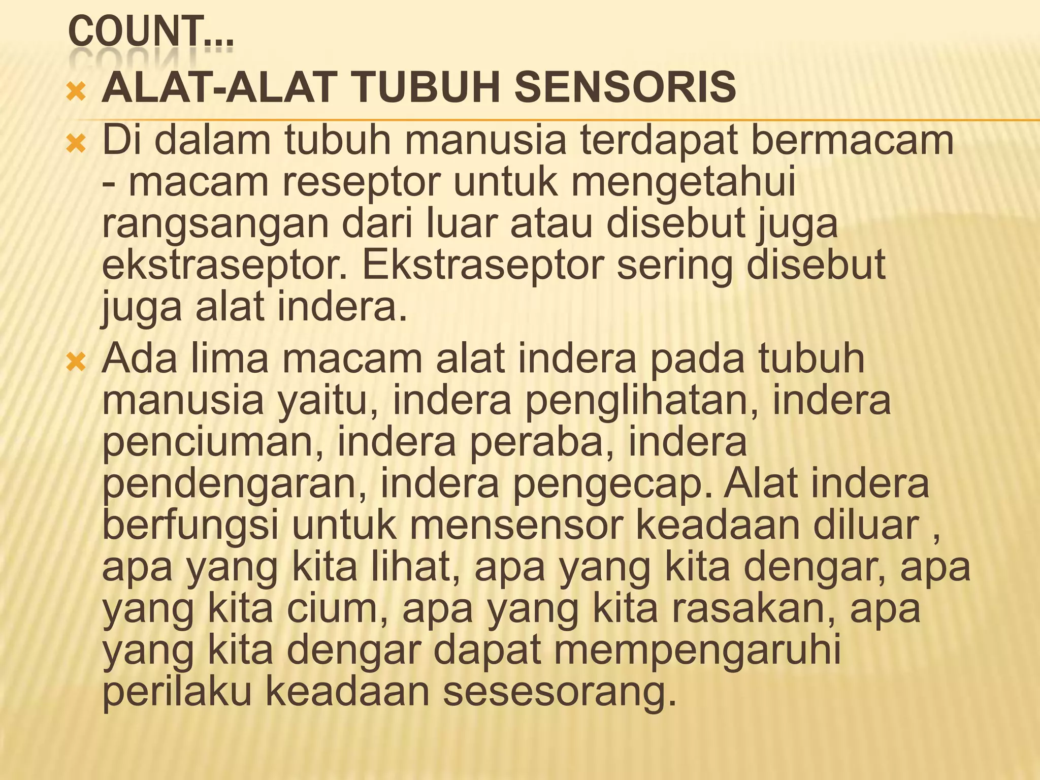 Sensori persepsi | PPTX