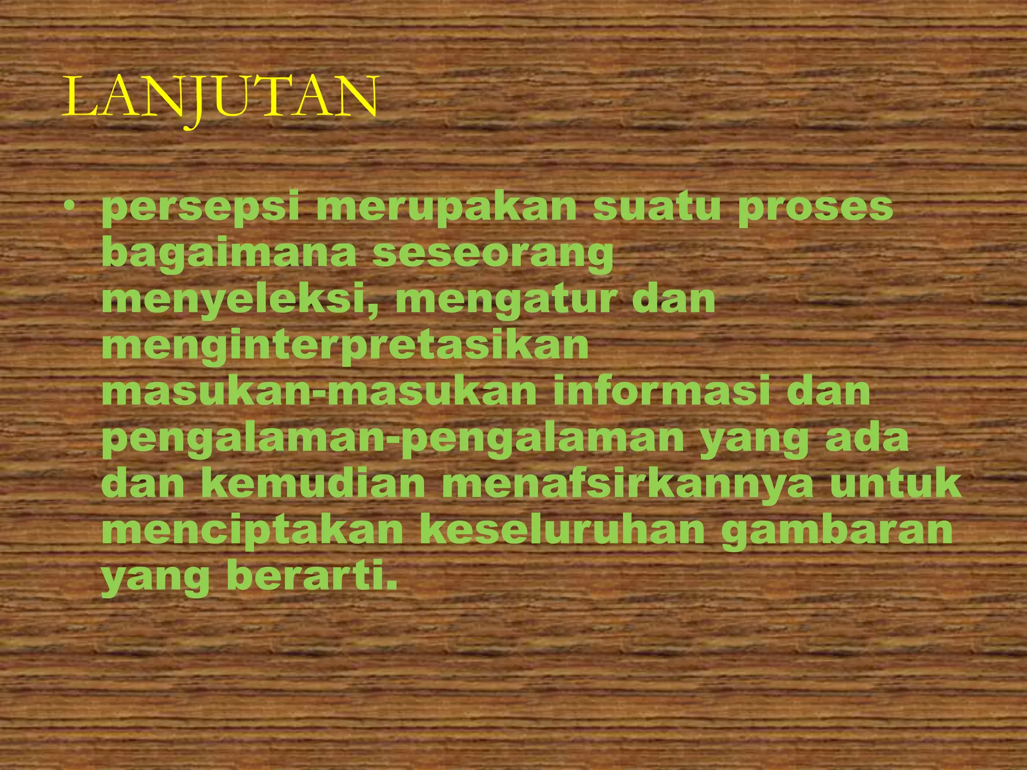 Sensori persepsi | PPTX