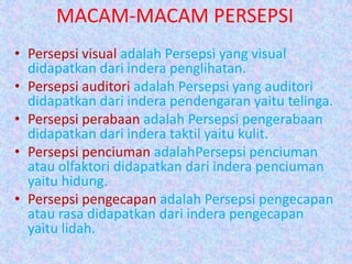 Sensori persepsi | PPTX