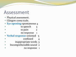Sensorium (unconsciousness) | PPTX