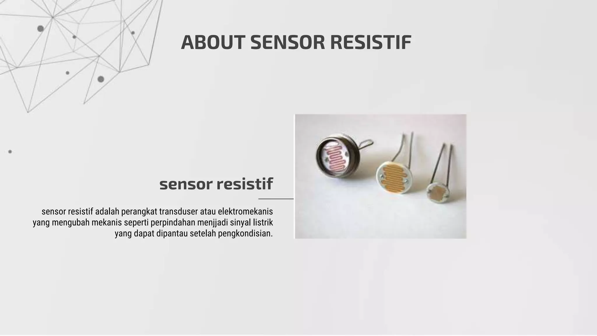 Sensor kapasitif, induktif dan resistif | PPTX