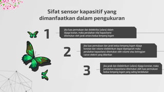 Sensor kapasitif, induktif dan resistif | PPTX