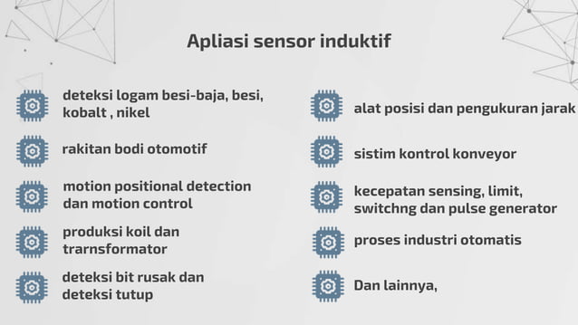 Sensor kapasitif, induktif dan resistif | PPTX