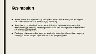 Sensor level mekanis | PPTX