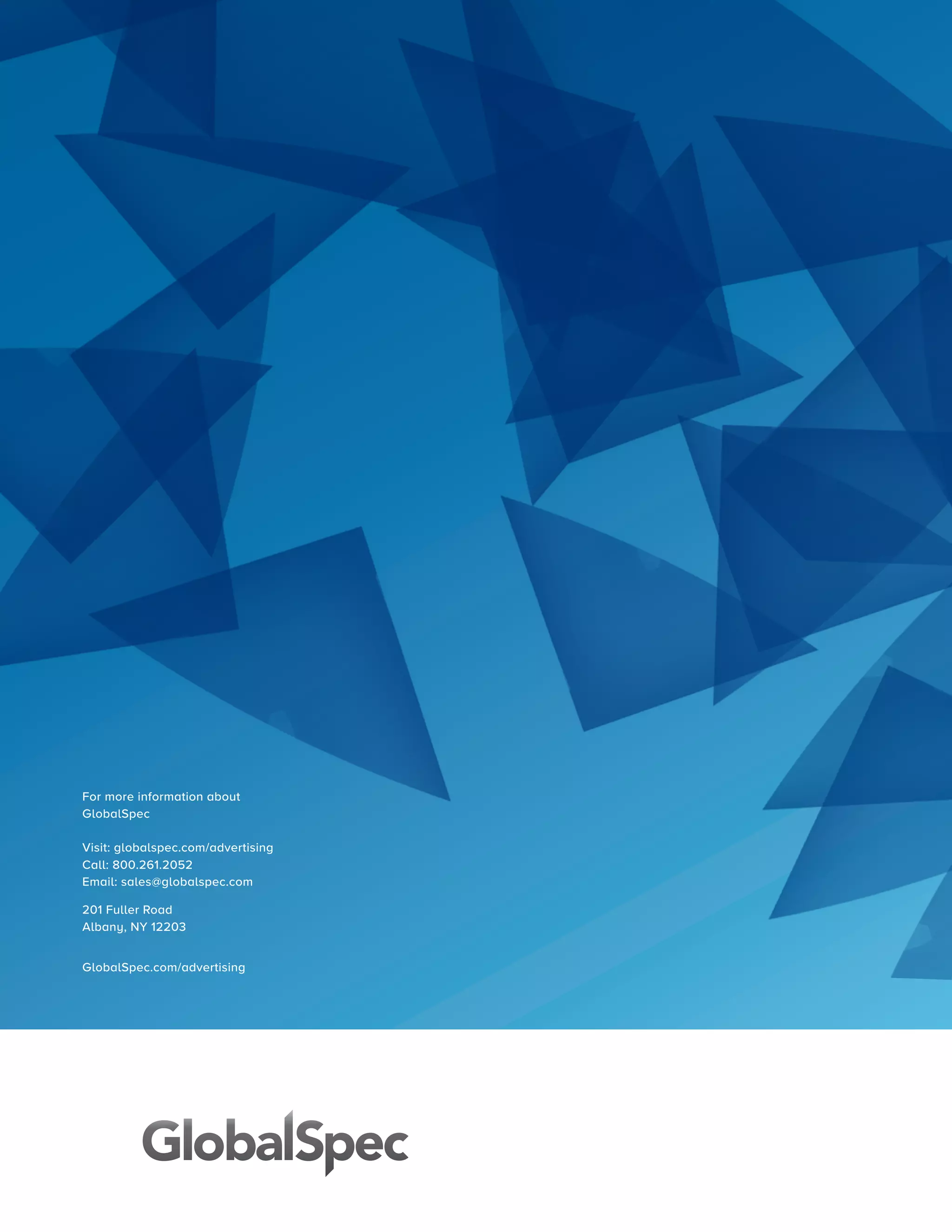 Sensors Media Kit | GlobalSpec | PDF