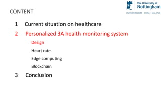 Sensor networks for personalized health monitoring - Vladimir Brusic | PPT