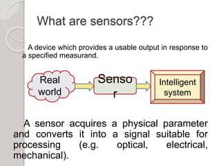 Sensors and Switches | PPTX