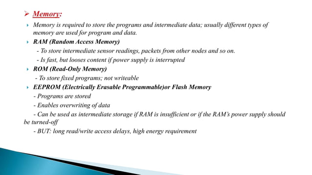 Sensor Node Hardware And Network Architecture Pptx