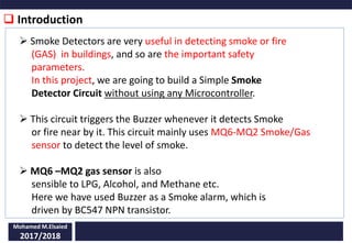 Sensor of smoke | PPTX | Consumer Electronics | Technology & Computing