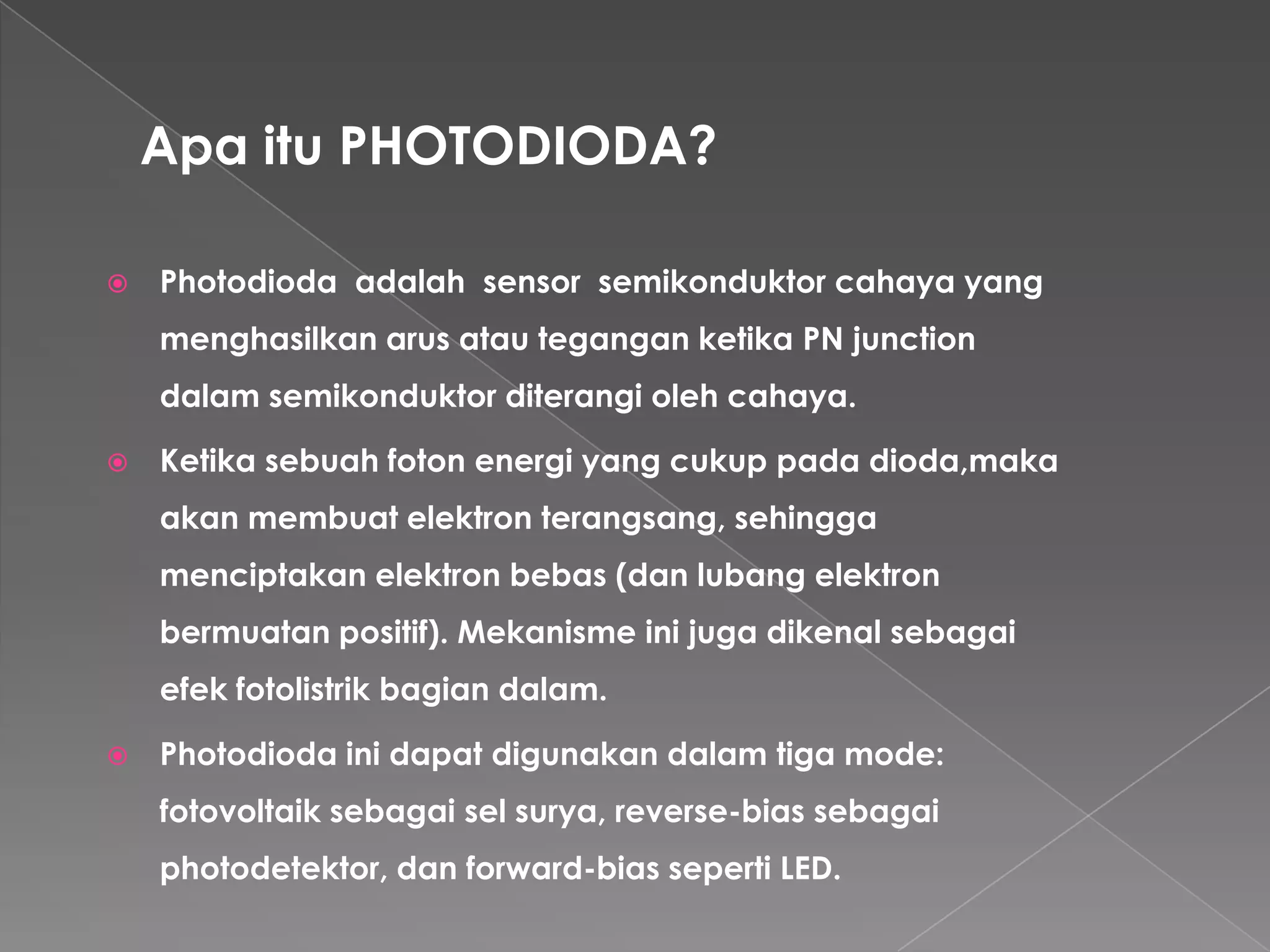 Sensor Optik-Photodioda | PPTX