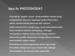 Sensor Optik-Photodioda | PPTX