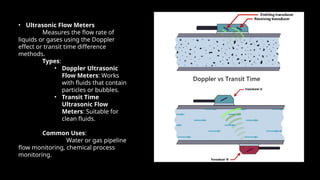 Different types of Sensors, ultrasonic, light, color and pressure | PPTX