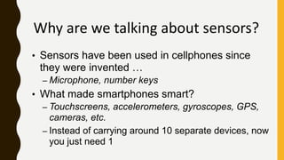 Mobile Sensors | PPTX