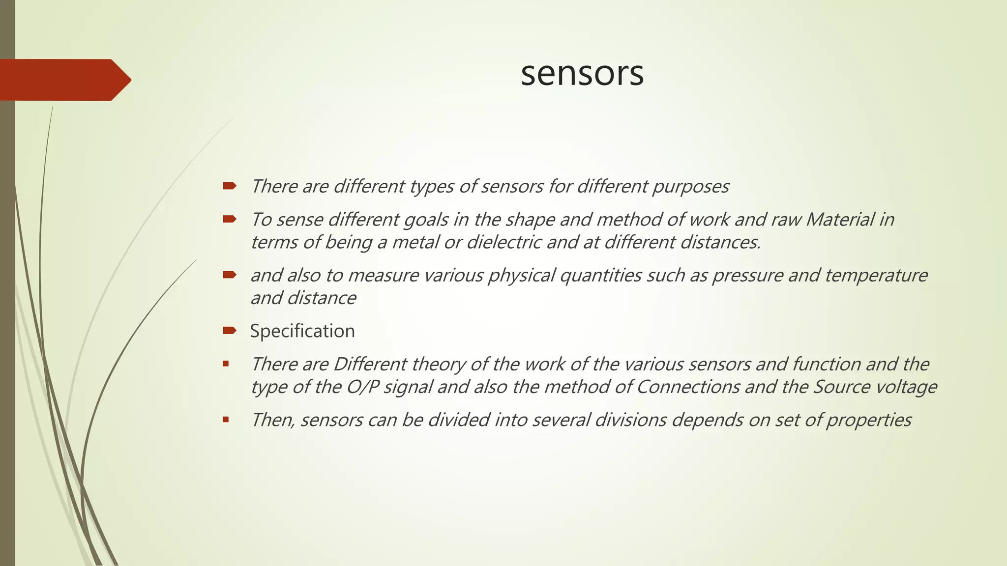 Sensors | PPTX