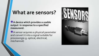Sensors | PPTX