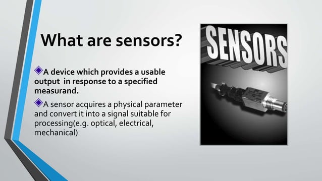Sensors | PPT