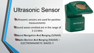 Sensors | PPTX | Chemistry | Science