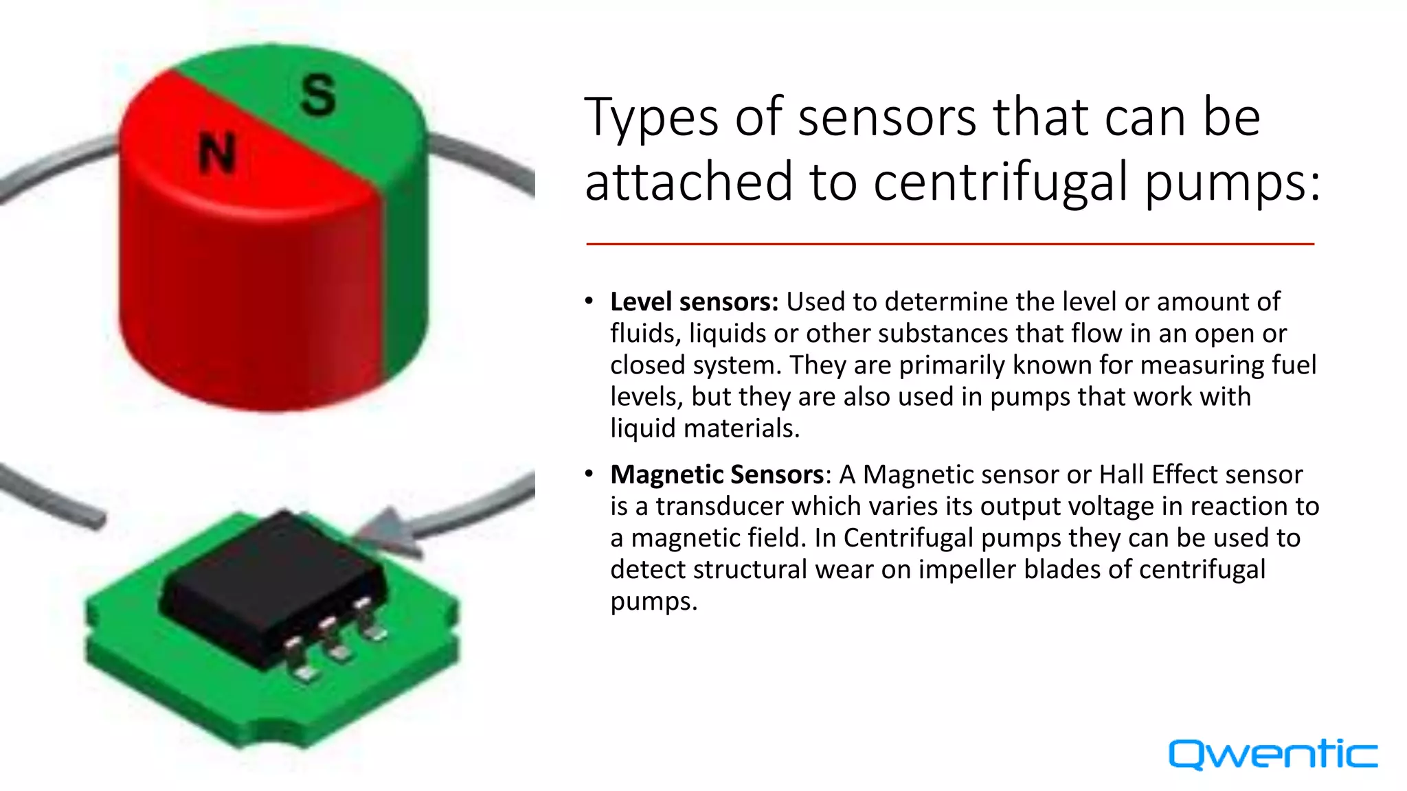 Sensors for Centrifugal Pump | PPTX