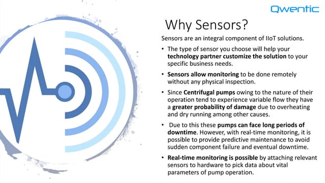 Sensors for Centrifugal Pump | PPT