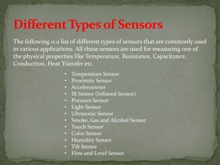 Sensors | PPT