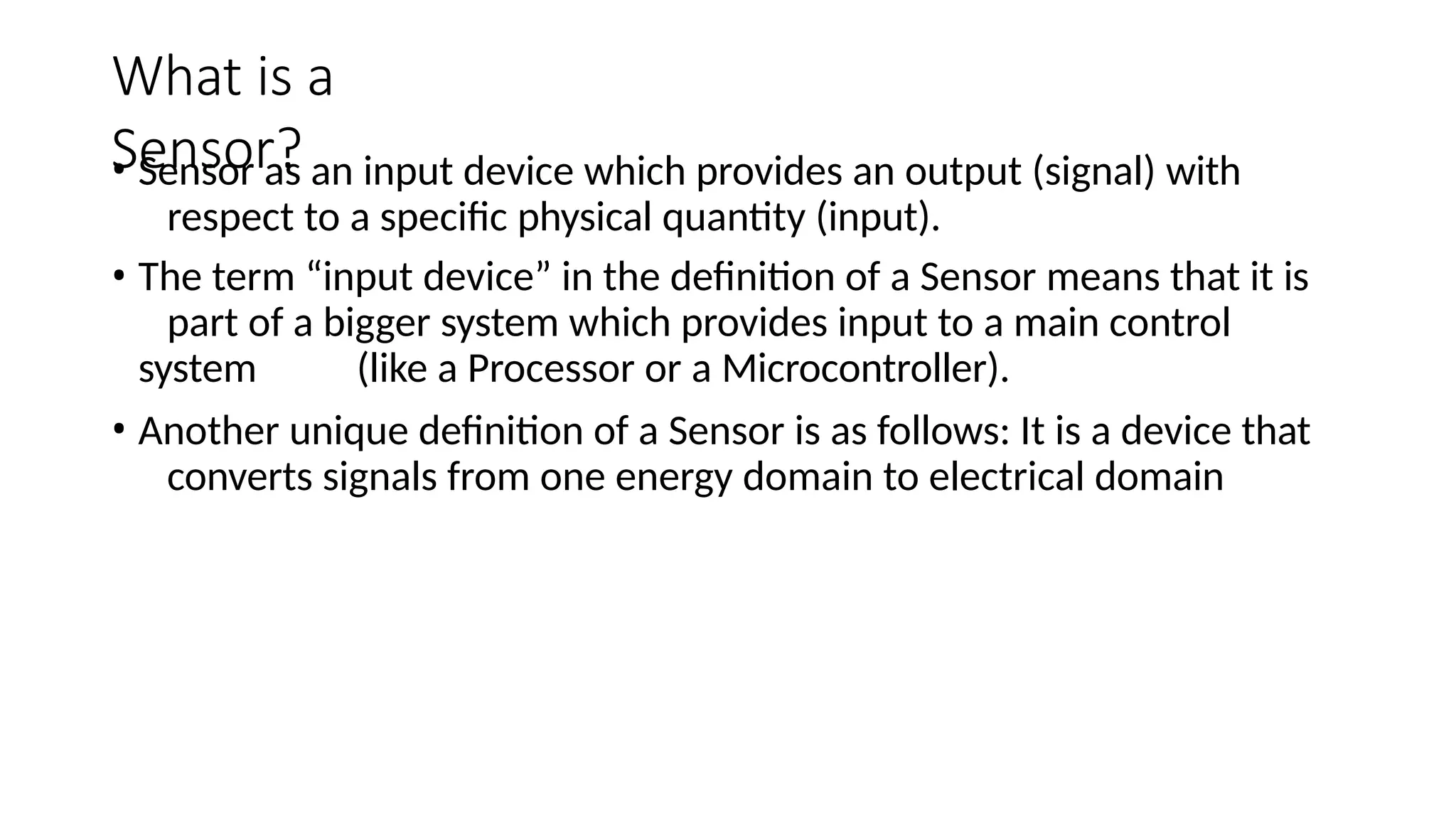 different sensors used in embedded system.pptx