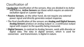 different sensors used in embedded system.pptx