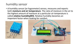 Sensors in IOT | PPTX