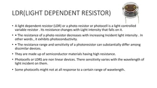 Sensors in IOT | PPTX